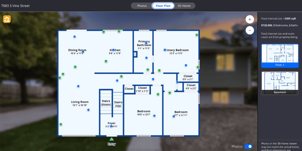 The Power of Zillow 3D Home® Tours with Interactive Floor Plans - Real Estate Photography and ...